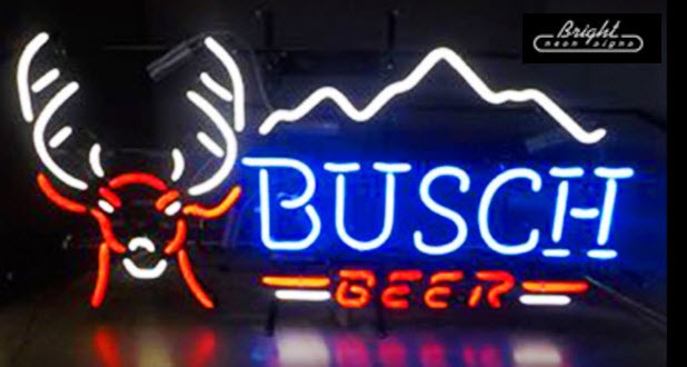 Busch Beer Deer Neon Sign only $299.99 - Busch Beer Neon Signs ...