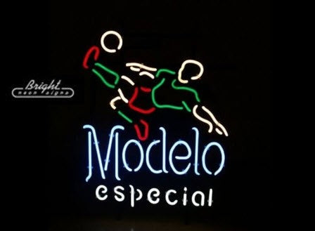 Modelo especial soccer player Neon Sign only $299.99 - More Beer Brands ...